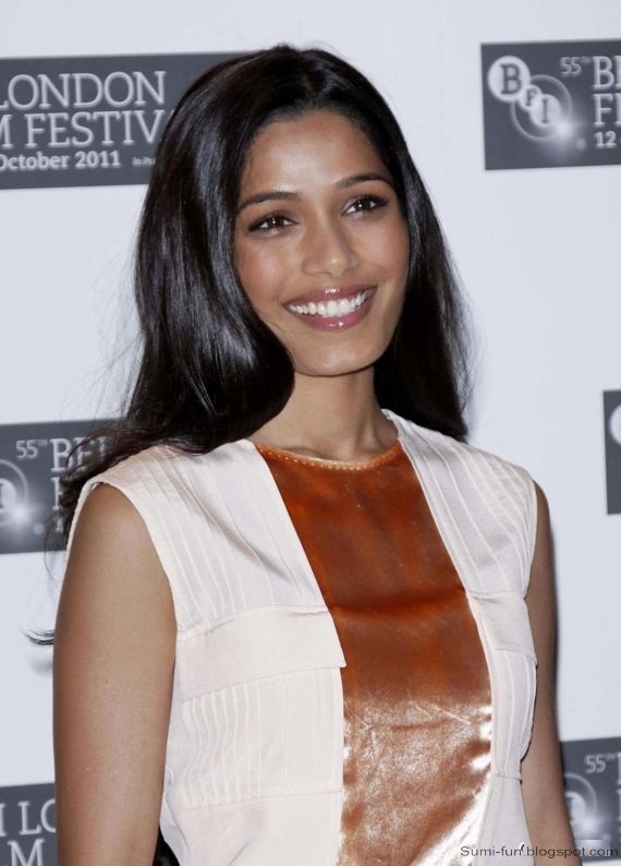Ultimate Fun: Freida Pinto At The London Film Festival